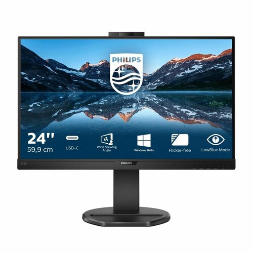 Монитор Philips 243B9H 23.8", черный 243B9H 00/01