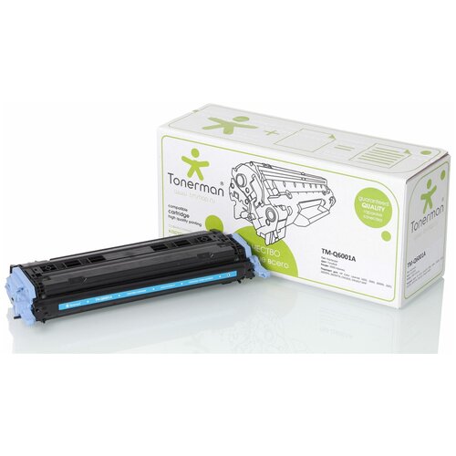 Картридж Tonerman Q6001A 124A для HP Color LaserJet CLJ 1600, 2600, 2600N, 2605, 2605DN, 2605DTN, CM1015, CM1017 MFP