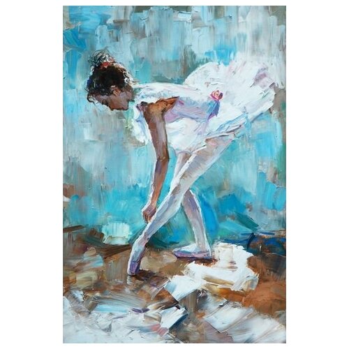 Постер на холсте Балет — балерина — танец №14 30см. x 45см.