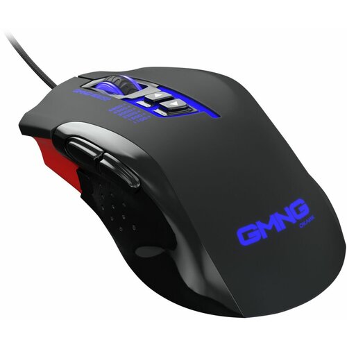 Мышь GMNG XM004, игровая, оптическая, проводная, USB, черный и красный