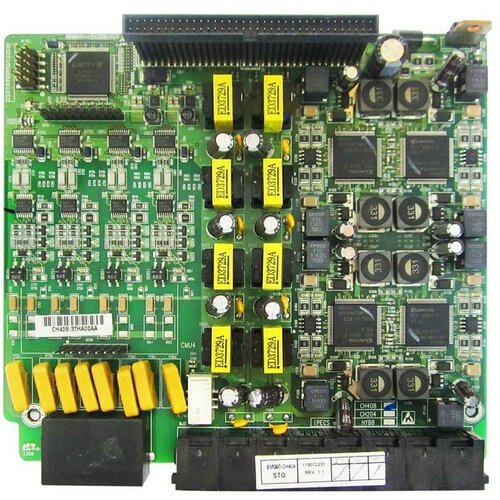 Плата (4 внешние линии, 8 гибридных абонентов) eMG80-CH408
