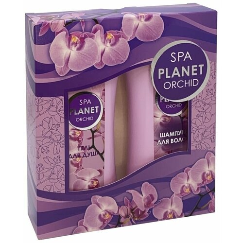 Набор Mini Spa Planet Orchid (Шампунь 250мл+Гель душ 250мл)