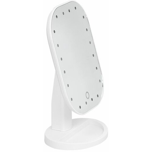 Nail Art Настольное зеркало c LED подсветкой, 20 ламп, белый
