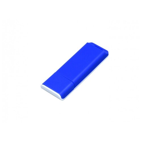 Оригинальная двухцветная флешка для нанесения логотипа (64 Гб / GB USB 2.0 Синий/Blue Style Flash drive Стиль для фирменного логотипа)