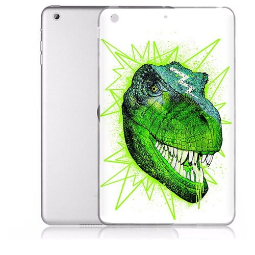 Чехол задняя-панель-накладка-бампер MyPads зеленый динозавр для Apple iPad Air (2013)-A1474/A1475/A1476 противоударный