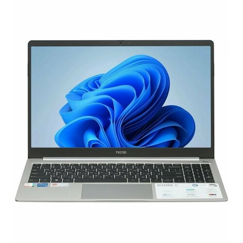 Ноутбук Tecno MegaBook-T1 i5 16/512G (DOS i5-12450H 15.6) Silver (T1I5-12. D15. SL)