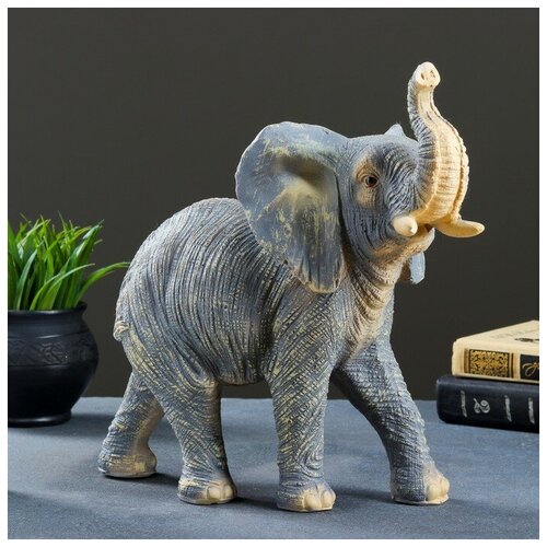 Фигура "Слон" серый, 29х32х15см./В упаковке шт: 1