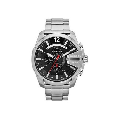 Наручные часы DIESEL Mega Chief DZ4308, серебряный, черный