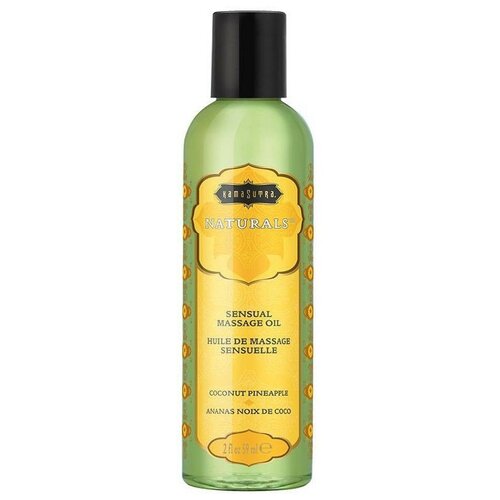 Массажное масло Naturals Coconut Pineapple с ароматом кокоса и ананаса - 59 мл