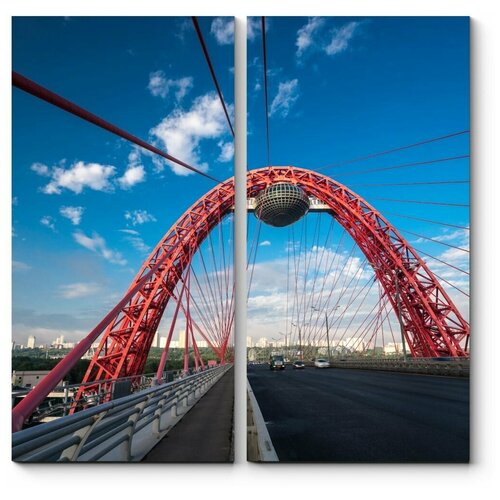 Модульная картина Московский мост60x60