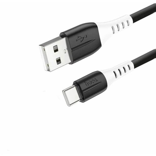 Кабель Hoco X82 для смартфона, USB - Type-C, 1 м, 3A, цвет черный, 1 шт