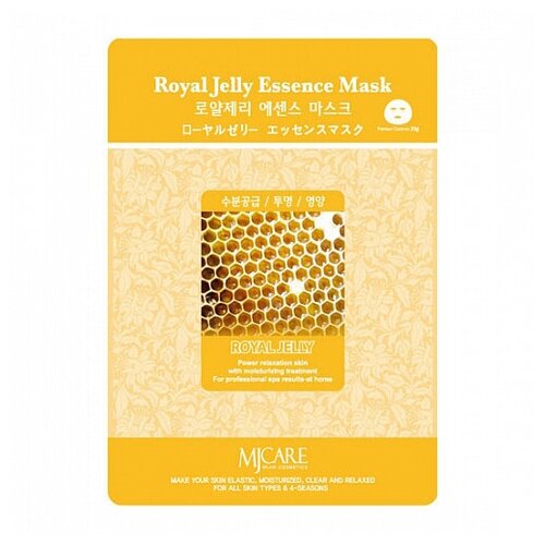 MIJIN Маска тканевая маточное молочко Royal Jelly Essence Mask