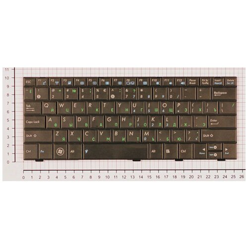 Клавиатура для ноутбука Asus EEE PC 1005HA 1008HA 1001HA 1001px черная