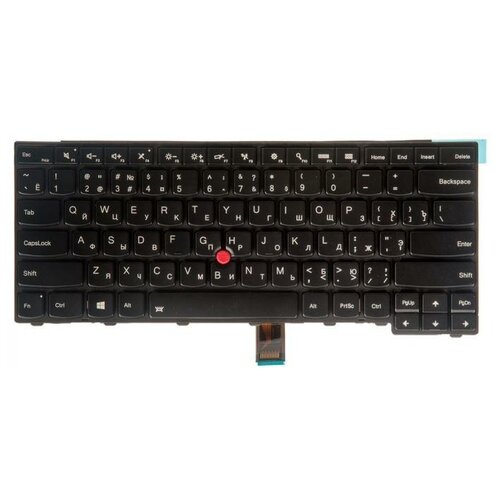 Клавиатура ZeepDeep для ноутбука Lenovo ThinkPad T440, T440P, T440S, T450, T450s, T431s, E431, T460, L440, L450, L460 черная с подсветкой