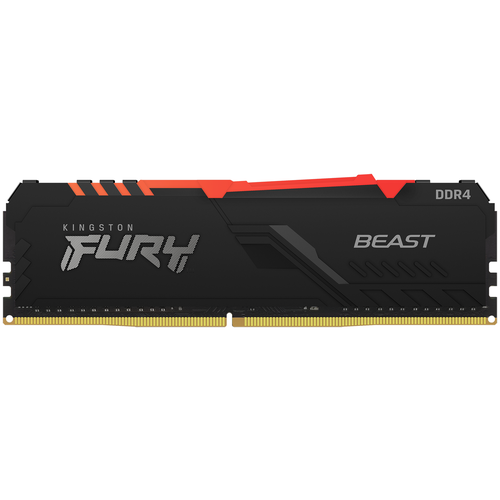 Оперативная память Kingston FURY Beast RGB 8 ГБ DDR4 3600 МГц DIMM CL17 KF436C17BBA/8