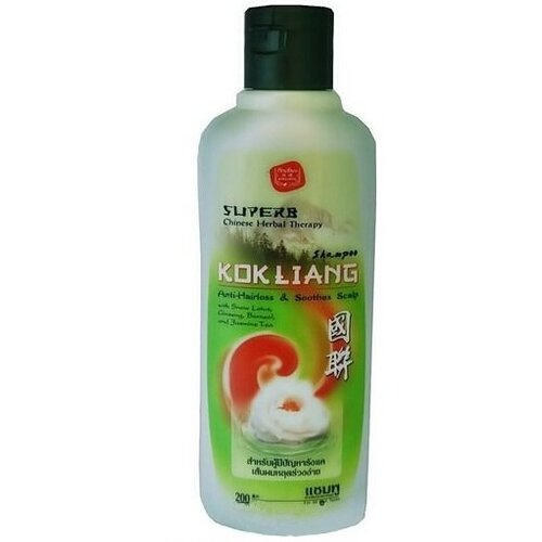 Тайская косметика/ Безсульфатный травяной шампунь против выпадения волос Kokliang, 200мл