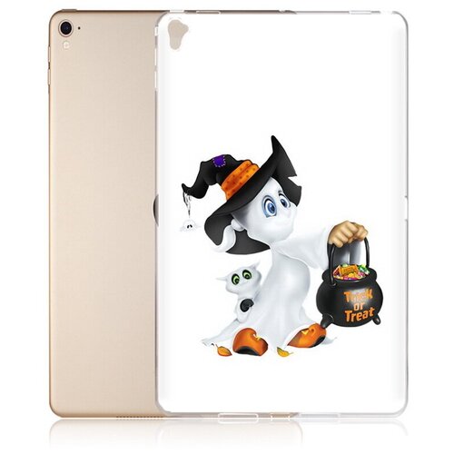 Чехол задняя-панель-накладка-бампер MyPads Маленький призрак для iPad Pro 2 10.5 A1701/A1709/iPad Air 3 (2019) противоударный