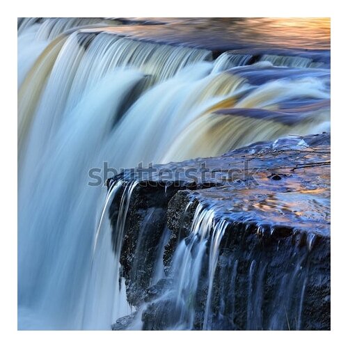 Постер на холсте Красивый вид на водопад Кейла в Эстонии 60см. x 60см.