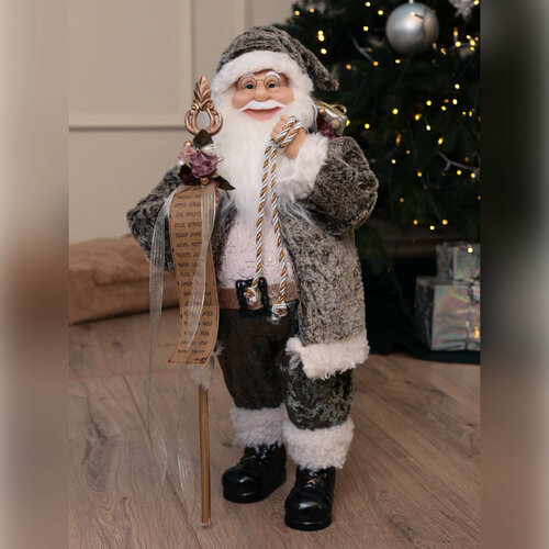 Новогодняя фигурка Дед Мороз, высота 80 см