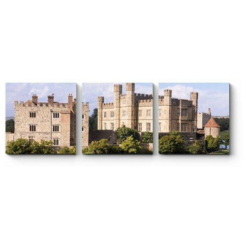 Модульная картина Лидский Замок-Крепость Англии130x43