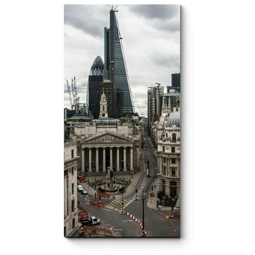 Модульная картина Над крышами Лондона 100x200