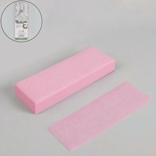 TNL Полоски для депиляции, 20 × 7 см, 100 шт, цвет розовый