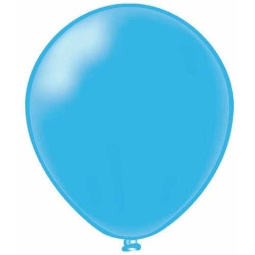 Воздушные шарики 12", пастель, цвет светло-голубой, набор 50 шт.
