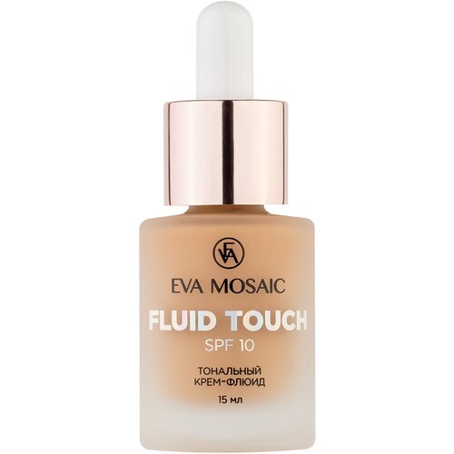 Eva Mosaic Тональный флюид Fluid Touch, SPF 10, 15 мл, оттенок: 05 натуральный