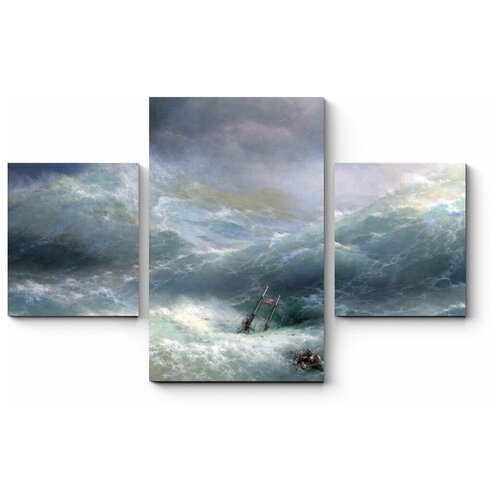 Модульная картина Волна, Иван Айвазовский 160x104