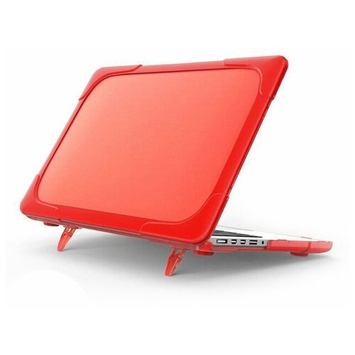 Защитный чехол для Apple MacBook Pro Retina 13" (A1502, A1425), G-Net Toughshell Hardcase, красный