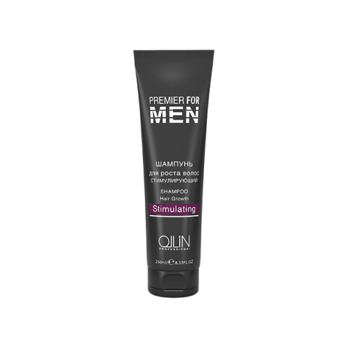 OLLIN PREMIER FOR MEN Шампунь для роста волос стимулирующий Shampoo Hair Growth Stimulating 200 мл