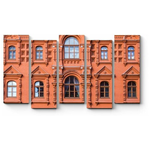 Модульная картина Классический фасад в русском стиле90x52