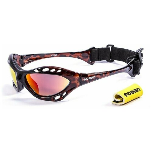 Солнцезащитные очки OCEAN OCEAN Cumbuco Transparent Braun / Revo Orange Polarized lenses, коричневый