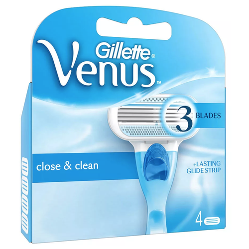 Сменные кассеты Gillette Venus , 3 лезвия, 4 шт