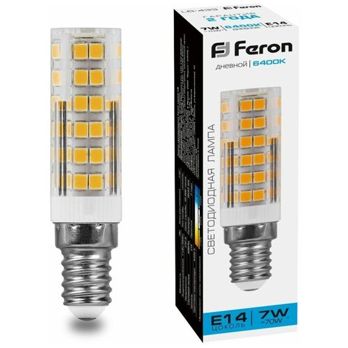Лампочка светодиодная Feron LB-433, 25986, 7W, E14