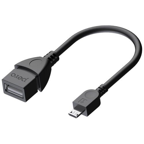 Аксессуар Pero AD03 OTG MicroUSB - USB Black PRAD03MUBK