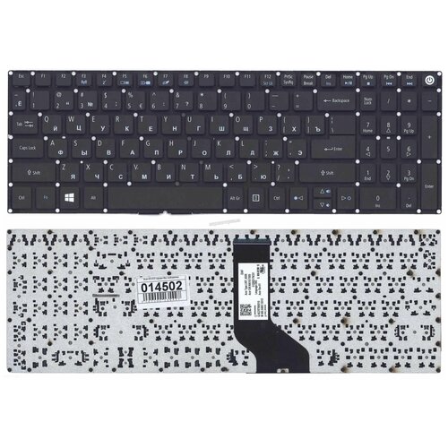 Клавиатура Acer Aspire E5-522 E5-573 E5-722 F5-571 V3-574G (черная)