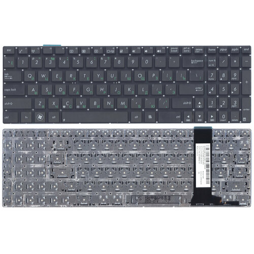 Клавиатура для ноутбука Asus N56, русская, черная