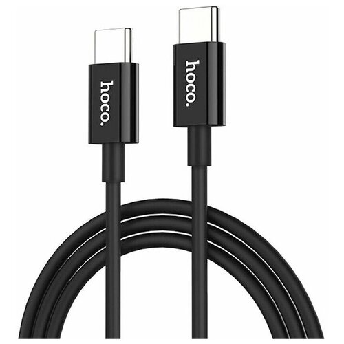 Кабель USB Type-C (m) - USB Type-C (m) 1м Hoco X23 Skilled - Черный