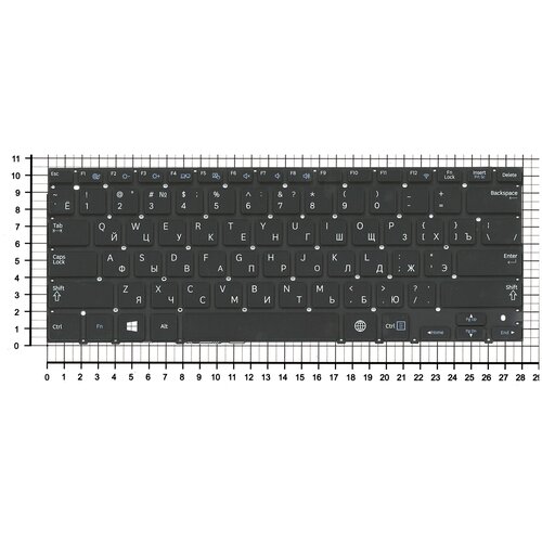 Клавиатура для ноутбука Samsung BA75-03711C (KBSG_530U3B)