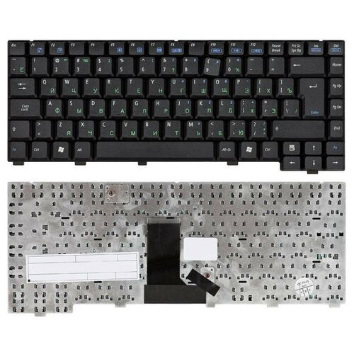 Клавиатура для ноутбука ASUS A6R A6 A6M A6Rp A6T A6Tc A6U A3G A3N A3000 A6000 G1S черная