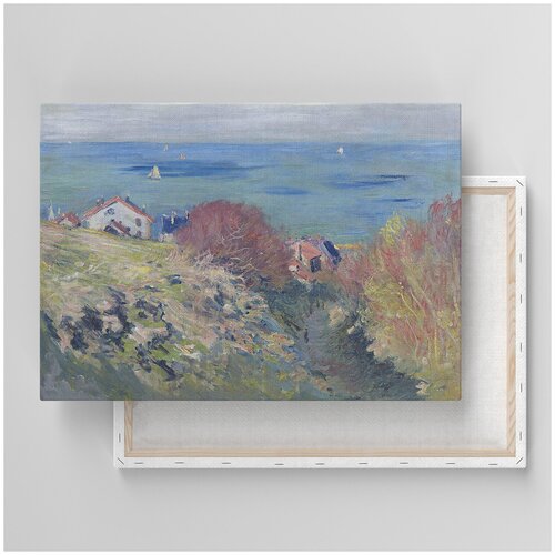 Картина на холсте с подрамником / Monet Claude - Pourville, 1882 / Клод Моне