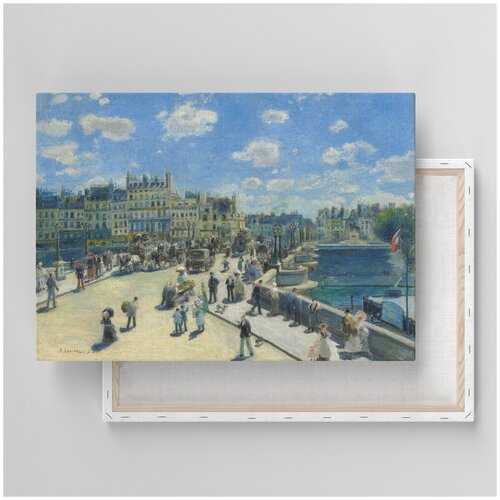 Картина на холсте с подрамником / Pierr - Auguste Renoir / Ренуар Пьер - Новый Мост