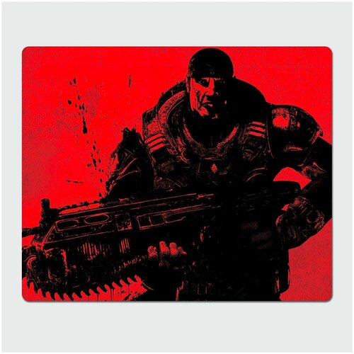 Коврик для компьютерной мышки ROCKET - Gears of War, 23x19 см