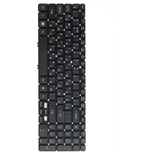 Клавиатура (keyboard) для TravelMate P455 Black, No Frame, горизонтально Enter, NK. I1713.00W
