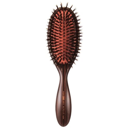 Массажная щетка для волос с натуральной щетиной дикого кабана 21,8*6*3,5 см, SP-3500, VESS