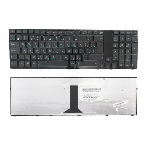 Клавиатура для ноутбука Asus K93, K95, X93SV черная