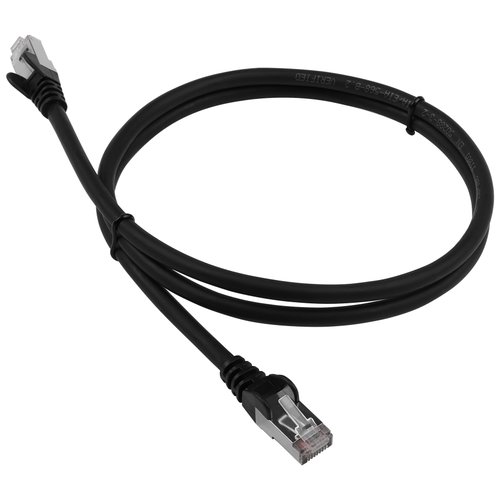 Патч-корд Lanmaster LAN-PC45 RJ-45 (m) - RJ-45 (m) CAT6 F/UTP, 2 м, черный