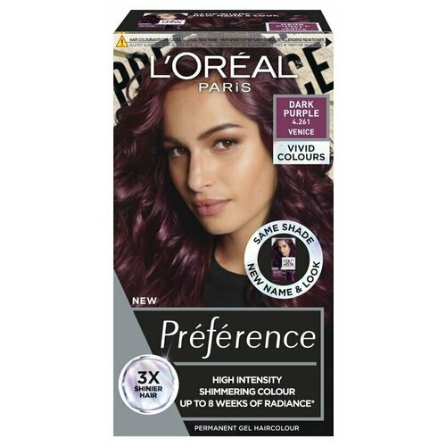 L'Oreal Paris Краска для волос преферанс вивид 4.261 Темно-Фиолетовая Венеция