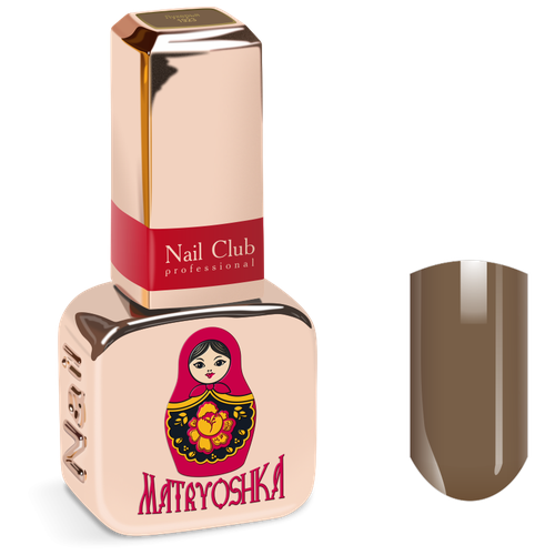 Nail Club professional Гель-лак коллекция Matryoshka, оттенок 1923 Lukerya, 13 мл.